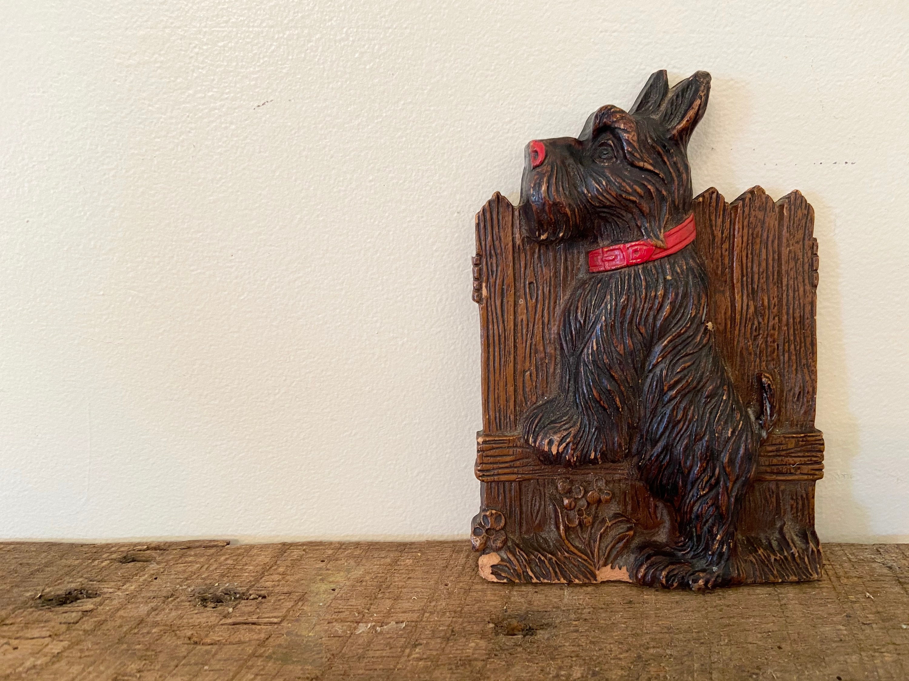 Vintage Scottie Dog Wall Plaque / Nifty | Etsy