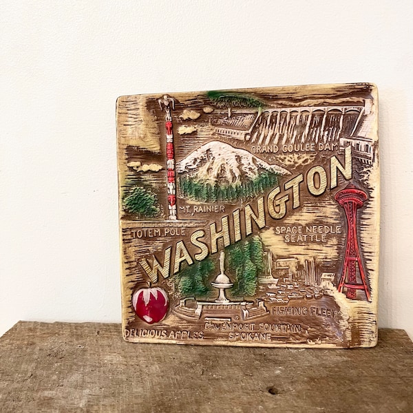 Souvenir Washington State Plates - Etsy