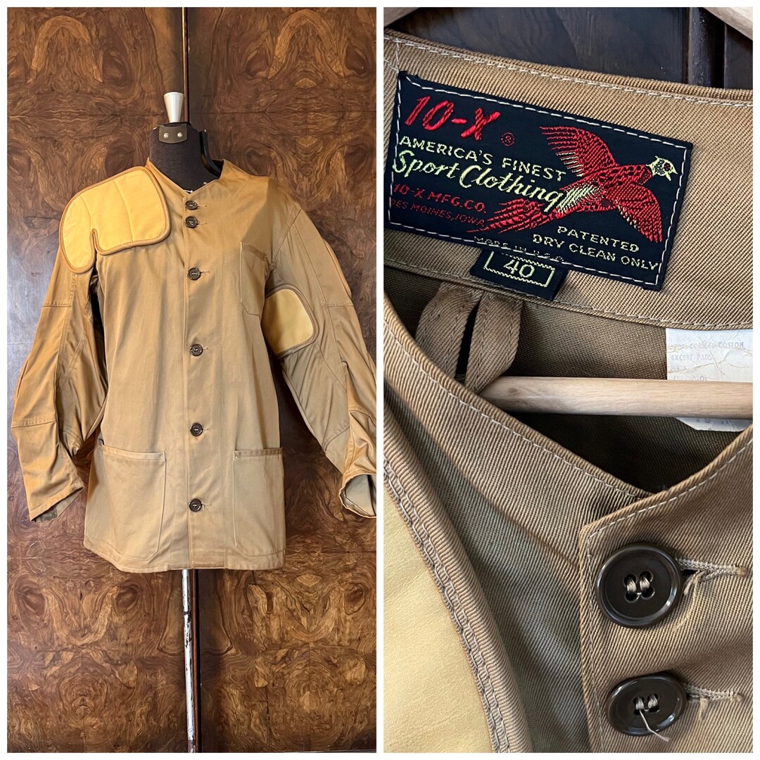 Vintage 1950s Hunting Shooting Jacket / Size 40, L / Vintage 10-X ...
