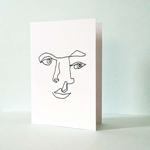 Abstract Face - Etsy