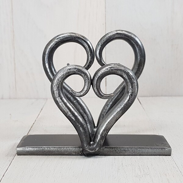 Hand Forged Heart - Etsy