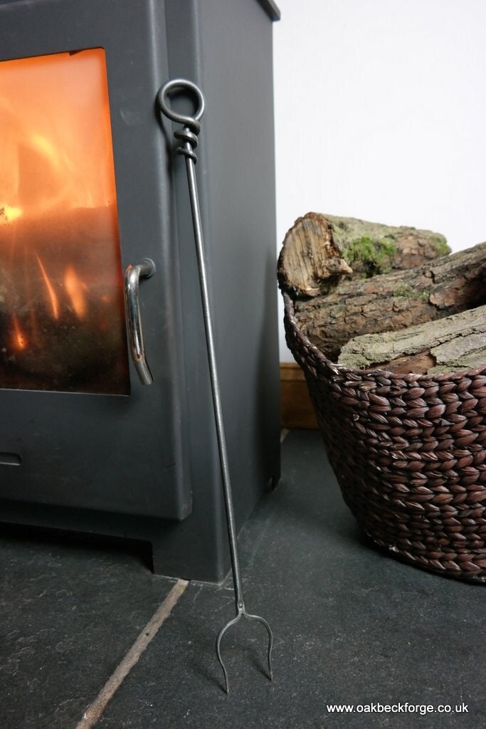 Toasting Fork - Blacksmith Hand Forged - Mouse Tail Design - Etsy UK