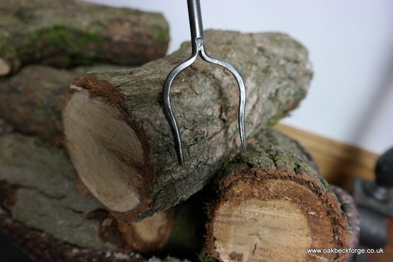 Toasting Fork Blacksmith Hand Forged Treble Clef Design - Etsy UK
