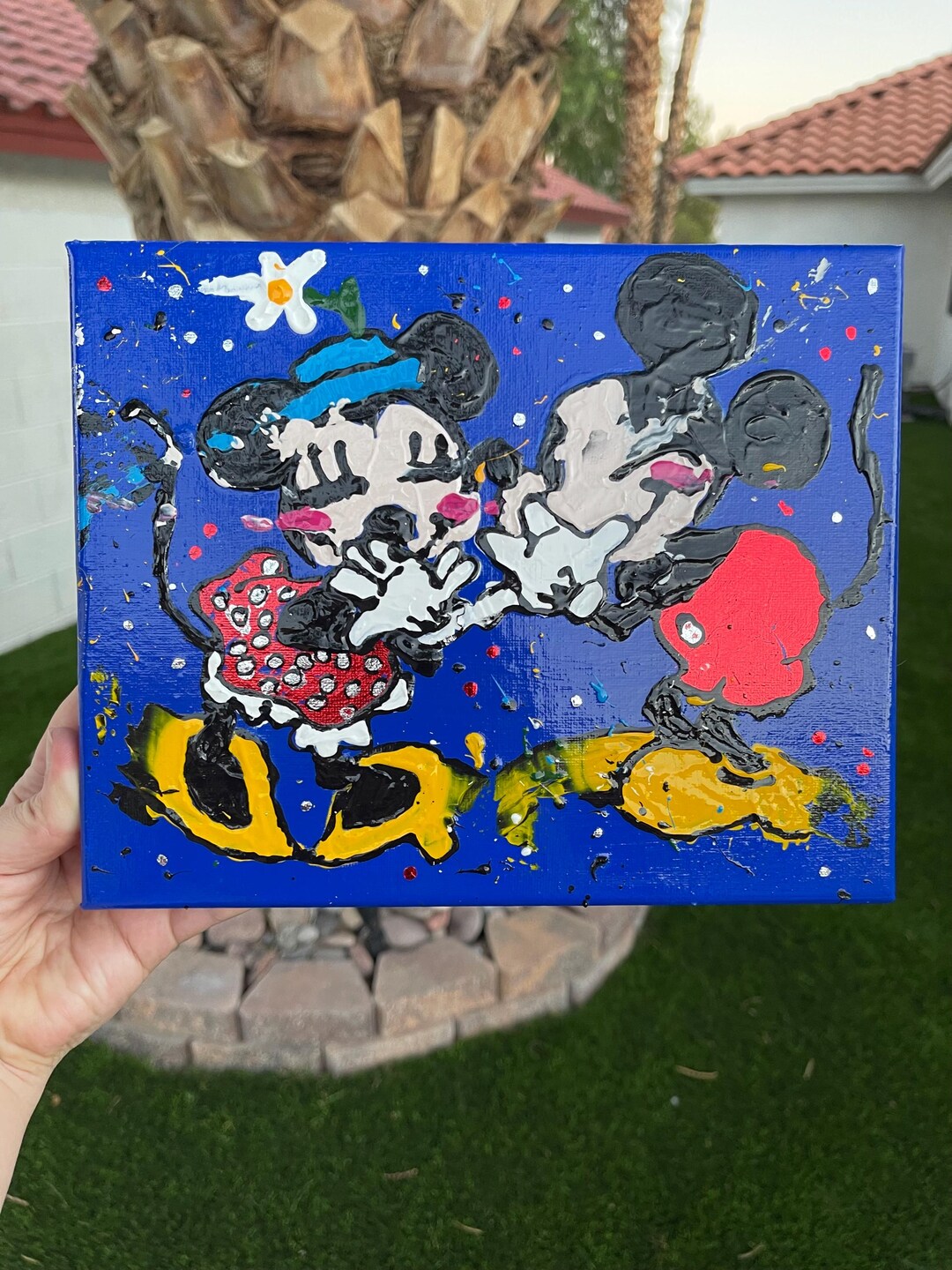 Mickey & Minnie Mouse Whispers Original 8x10 Artwork 1 of 1 - Etsy