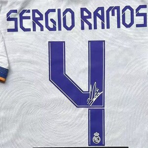 Sergio Ramos SIGNED Real Madrid UCL 21/22 Signature - Etsy