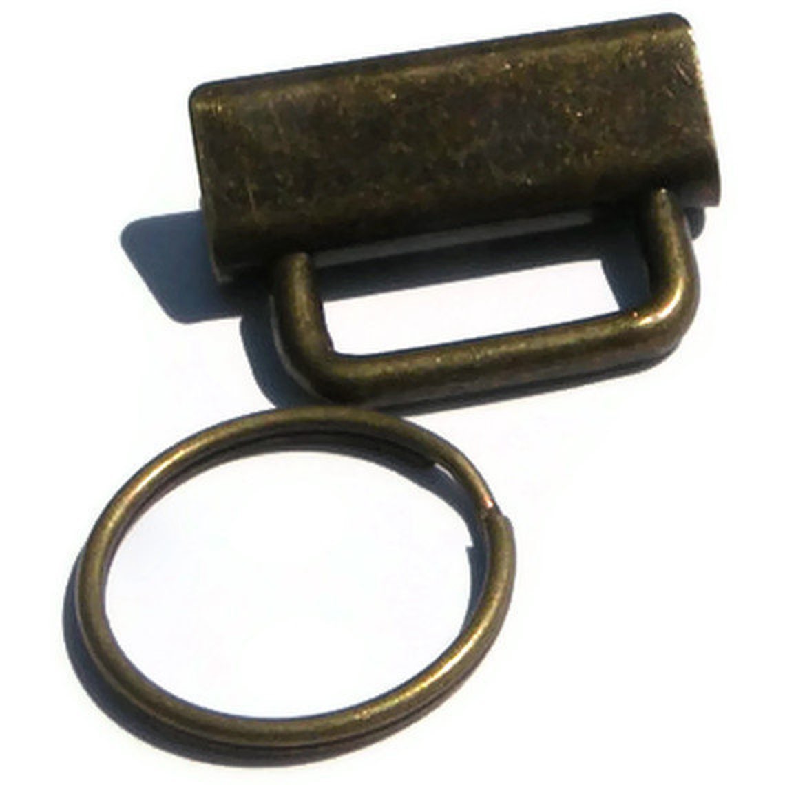 Key Fob Hardware Key Chain 1.25 Inch Antique Brass 25 Sets - Etsy