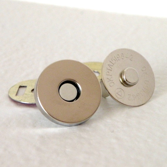 Magnetic Snaps 18mm 20 Sets 4mm Thick Nickel Plated | Etsy
