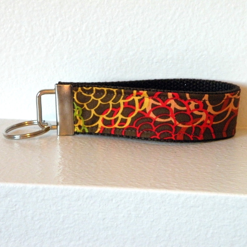 Mini Key Fob Hardware Key Chain 7/8 inch 20mm Nickel Plated | Etsy