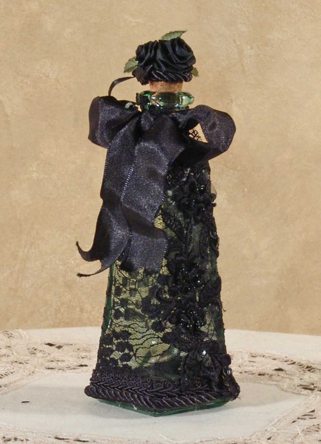 Victorian Perfume Bottle / Keepsake Vintage Style Black - Etsy