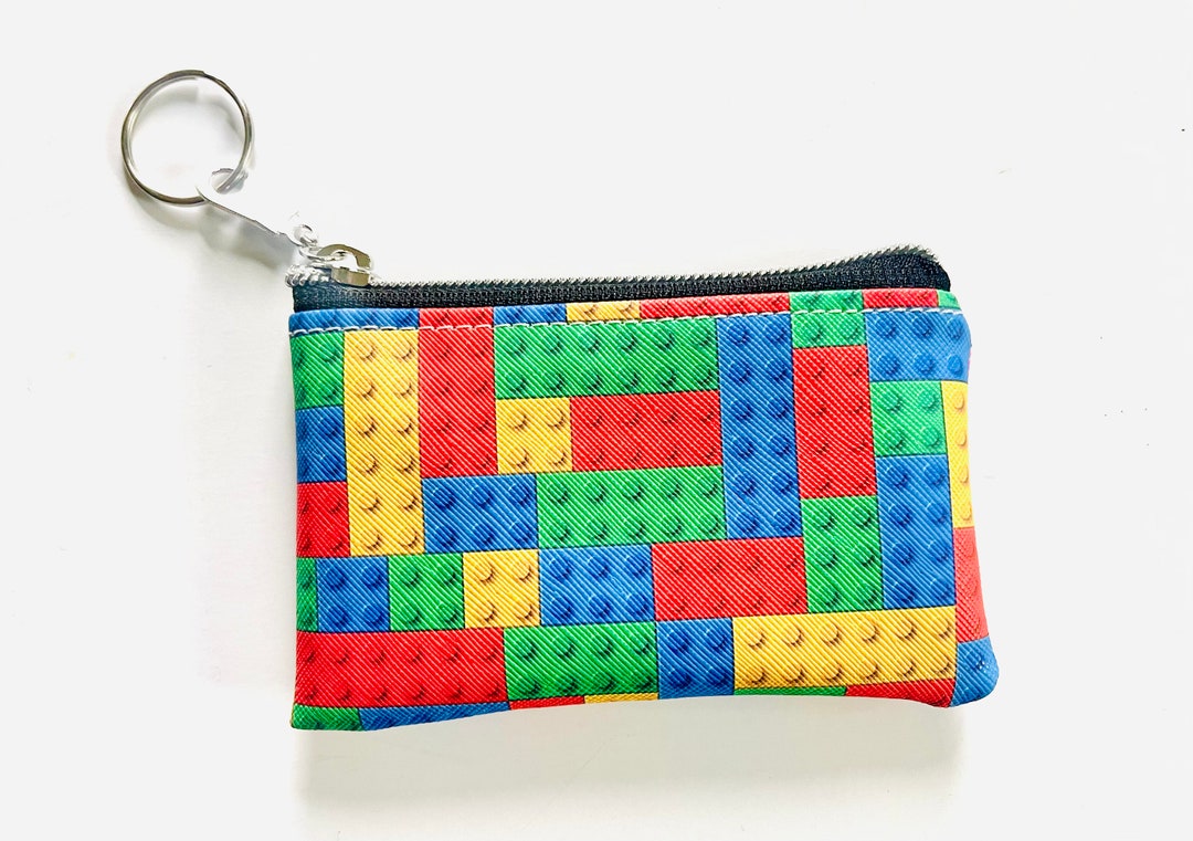 Building Block Wallet, Lego Keychain Wallet, Keychain Pouch, Mini ...