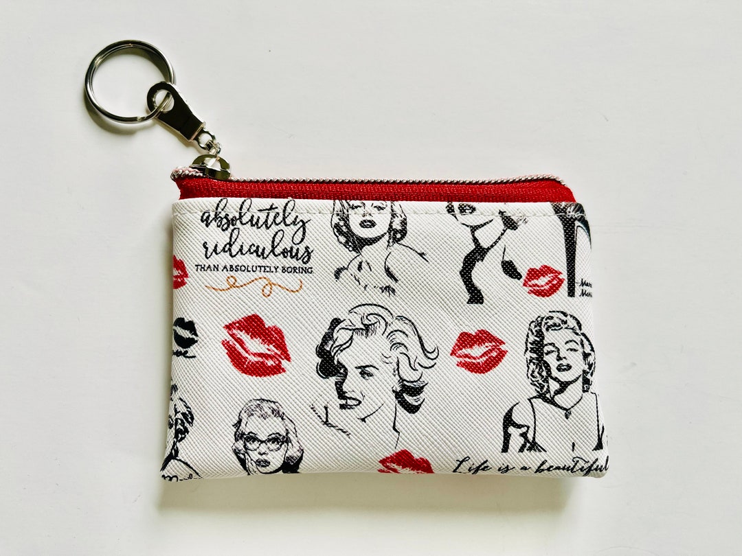 Marilyn Monroe, Marilyn Wallet, Keychain Wallet, Keychain Pouch, Mini ...