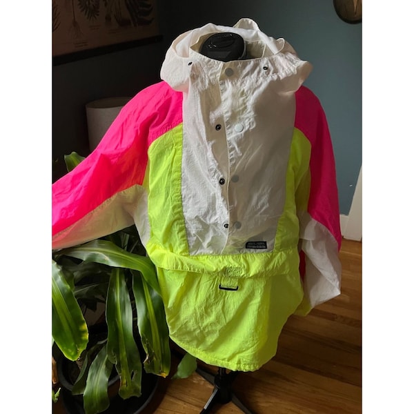 Neon Windbreaker - Etsy