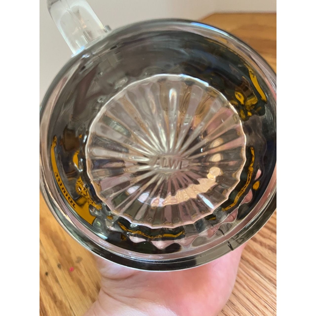 Vintage Alwe Clear Glass Beer Stein Four Seasons West Germany EUC - Etsy