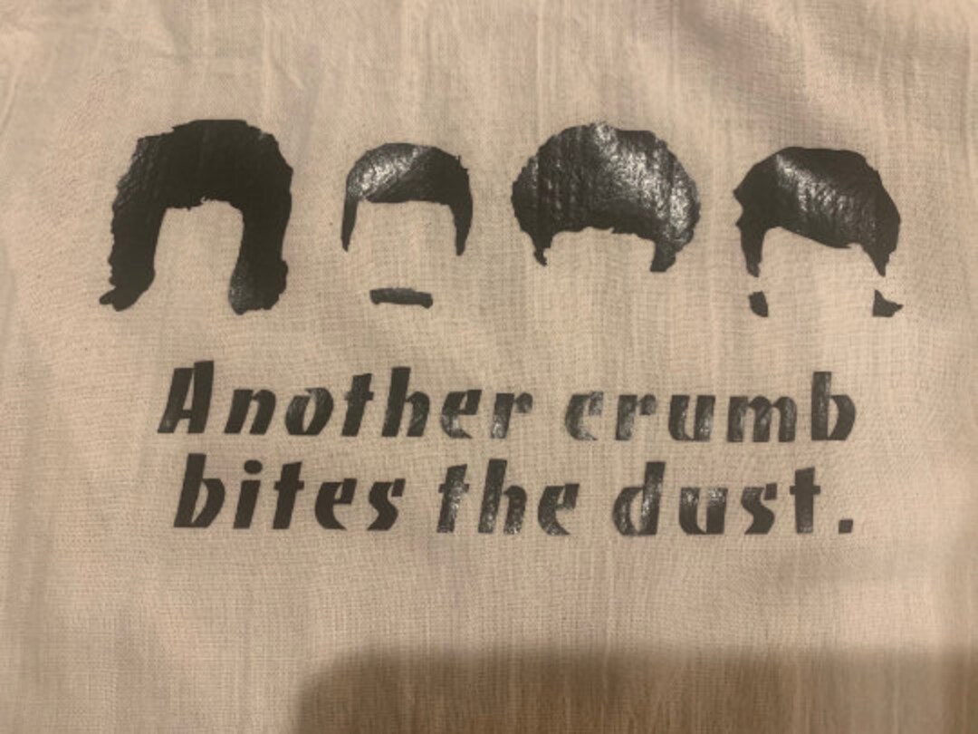 Another Crumb Bites the Dust Pun Towel - Etsy UK