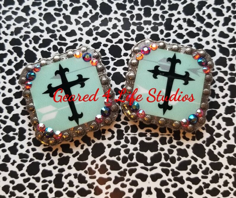 Cross Conchos Custom Conchos Unique Western Concho Cross - Etsy