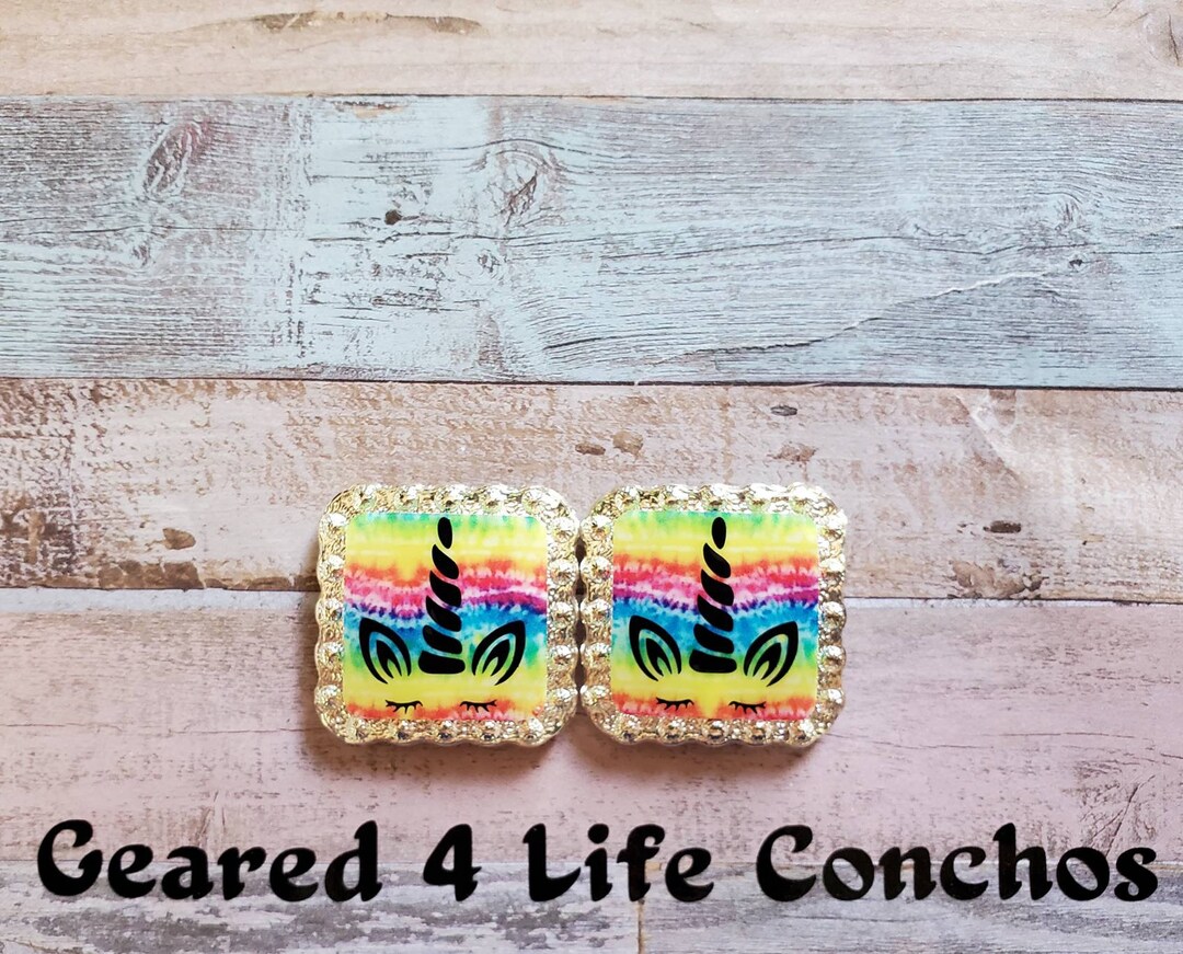 Unicorn Concho, Unicorn Conchos, Custom Conchos, Unicorn Tack, Bridle ...