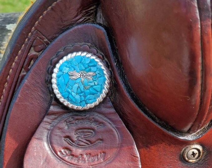 Saddle Concho, Latigo Holder Concho Accessories, Saddle Bling, Custom ...