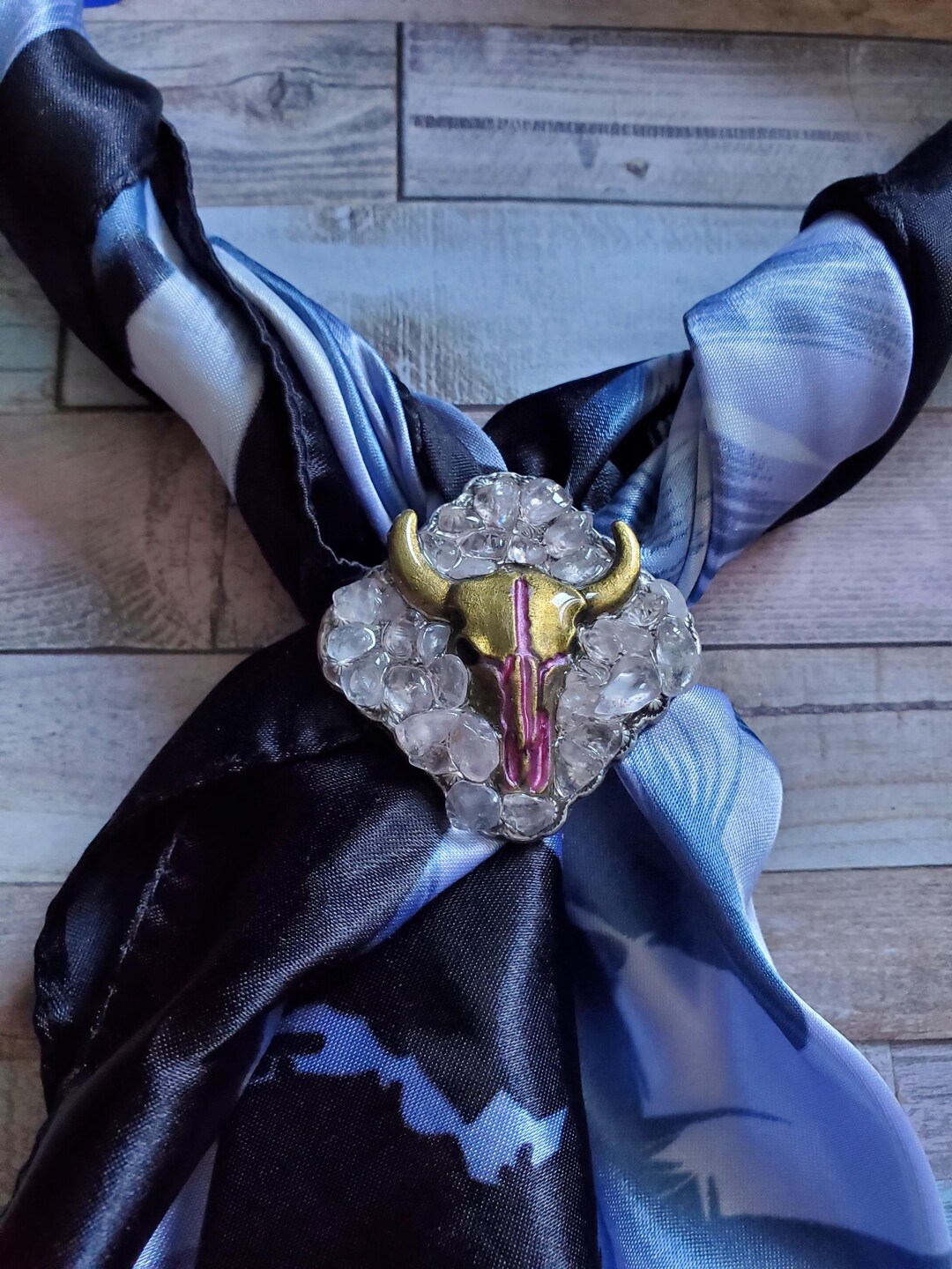 Longhorn Concho, Custom Conchos, Scarf Slide, Western Accessories ...