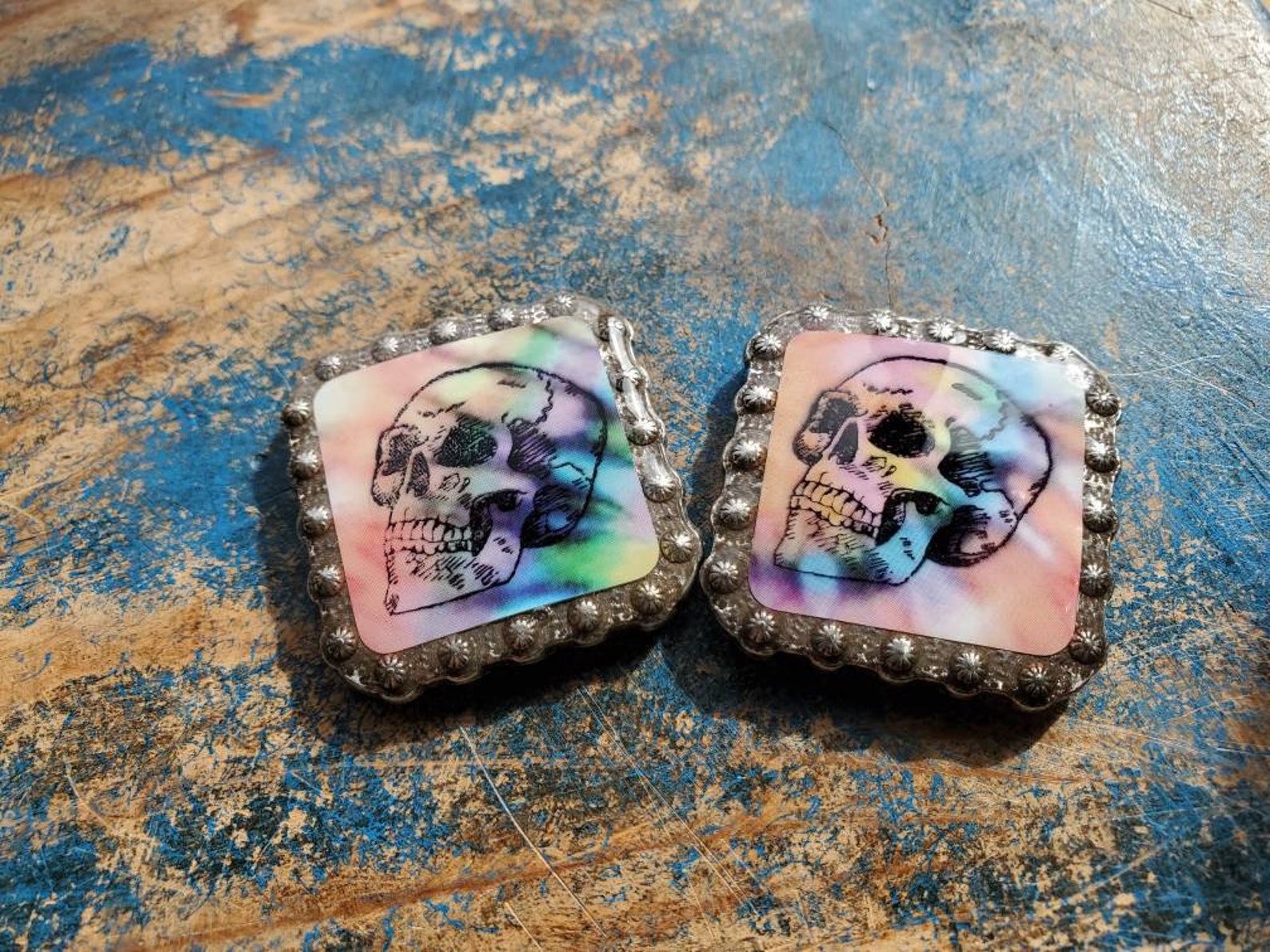 Sugar Skull Concho Custom Concho Skull Tack Unique Concho - Etsy