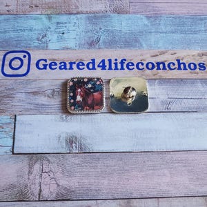Unique Floral Mule Conchos, Custom Conchos Mule Design Tack, Unique ...