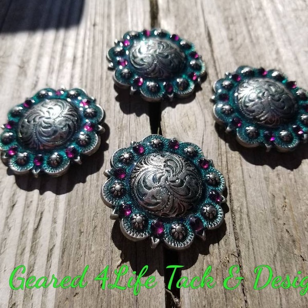 Round Conchos - Etsy