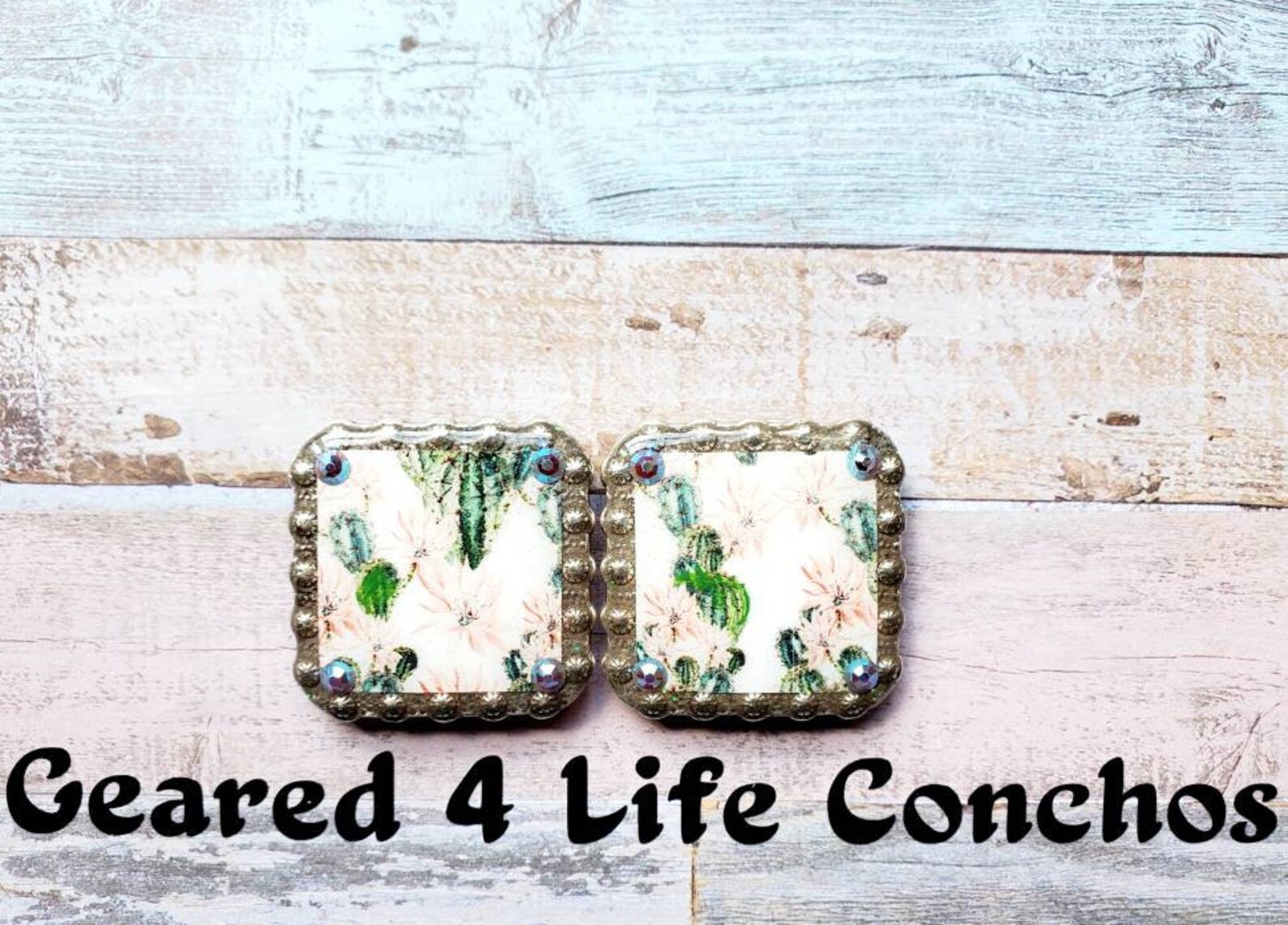 Cactus Tack Cactus Concho Custom Conchos Bling Conchos - Etsy