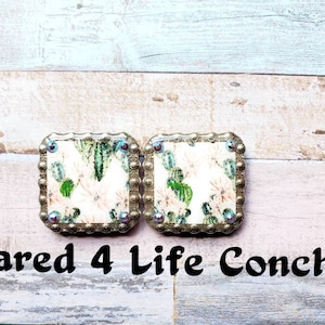 Cactus Tack, Cactus Concho, Custom Conchos, Bling Conchos, Unique ...