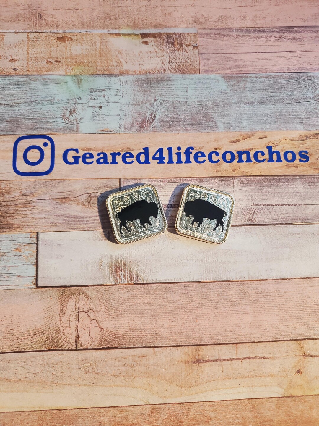 Buffalo Concho, Southwestern Design Tack, Unique Concho, Diy Belt ...