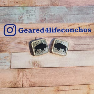Buffalo Concho, Southwestern Design Tack, Unique Concho, Diy Belt ...