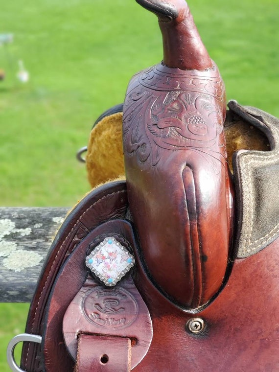 Pet Supplies Riding & Farm Animals dragonfly conchos latigo holder ...