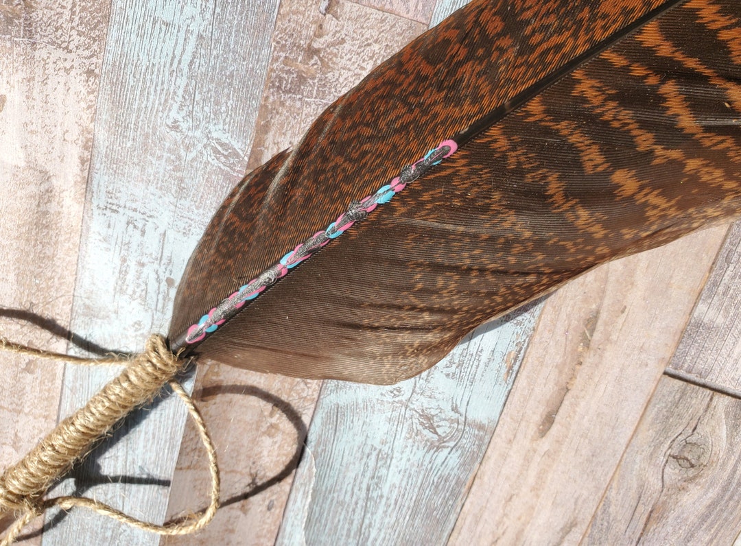 Large Turkey Feather, Hat Accessories Cowboy Hat, Smudging Feathers ...
