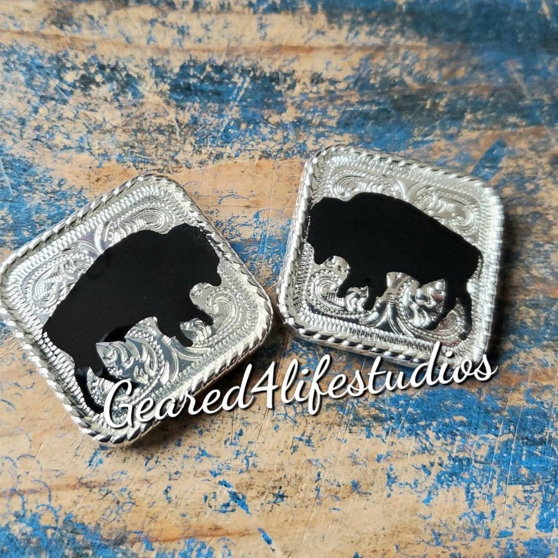 Buffalo Concho Southwestern Design Tack Unique Concho Diy - Etsy