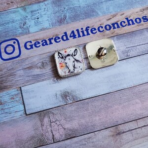 Unique Floral Mule Conchos, Custom Conchos Mule Design Tack, Unique ...