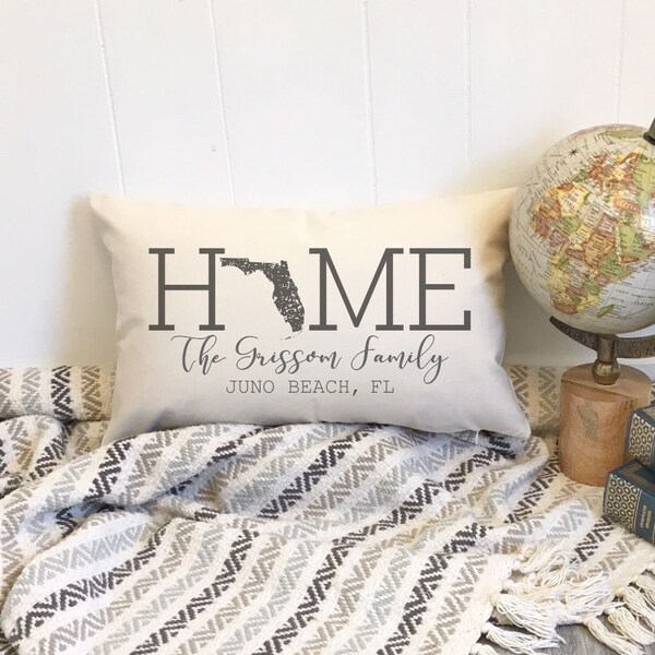 State Pillow - Etsy