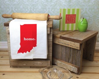 Iowa State Flour Sack Towel Iowa State Tea Towel Kitchen | Etsy