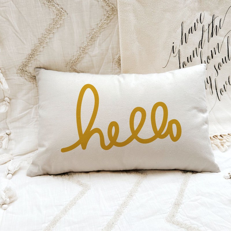 Words on Pillows - Etsy