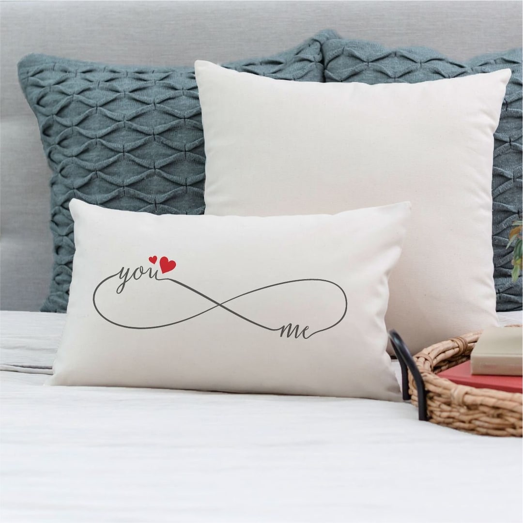You and Me Forever Pillow, Infinity Symbol Pillow, Valentines Day ...