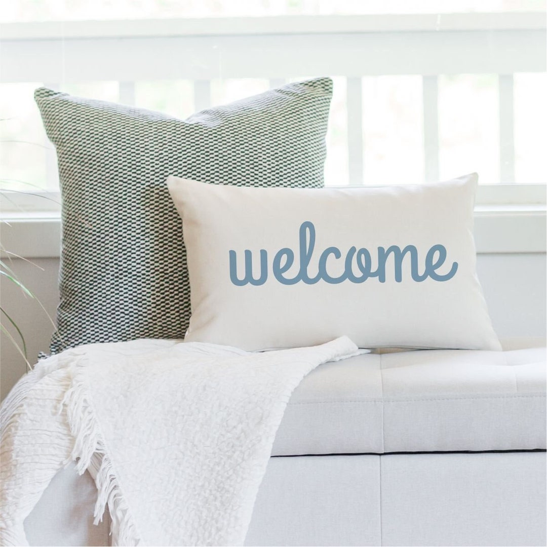 Welcome Pillow, House Warming Gift, Entryway Pillow, Welcome Home Decor ...