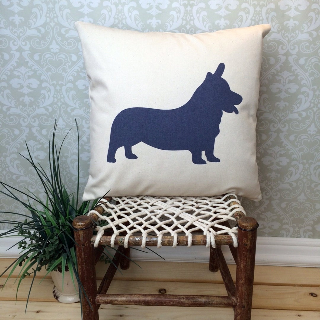 Corgi Pillow Cover Corgi Art Corgi Gift Corgi Dog - Etsy
