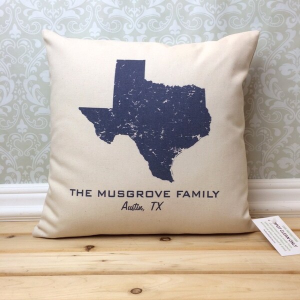 Texas Pillow - Etsy