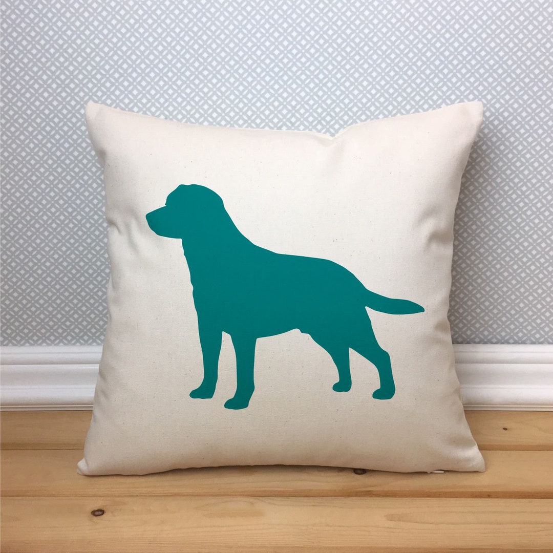 Custom Chocolate Lab Pillow Cover With Optional Insert - Etsy