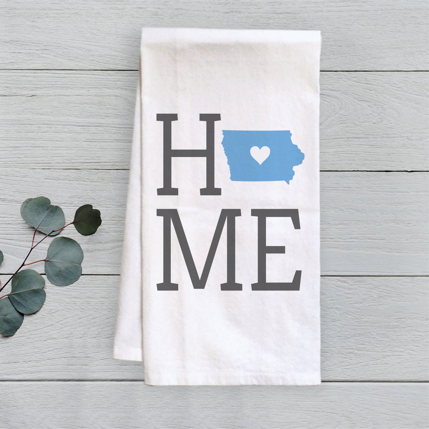 Iowa State Flour Sack Towel Iowa State Tea Towel Flour Sack | Etsy