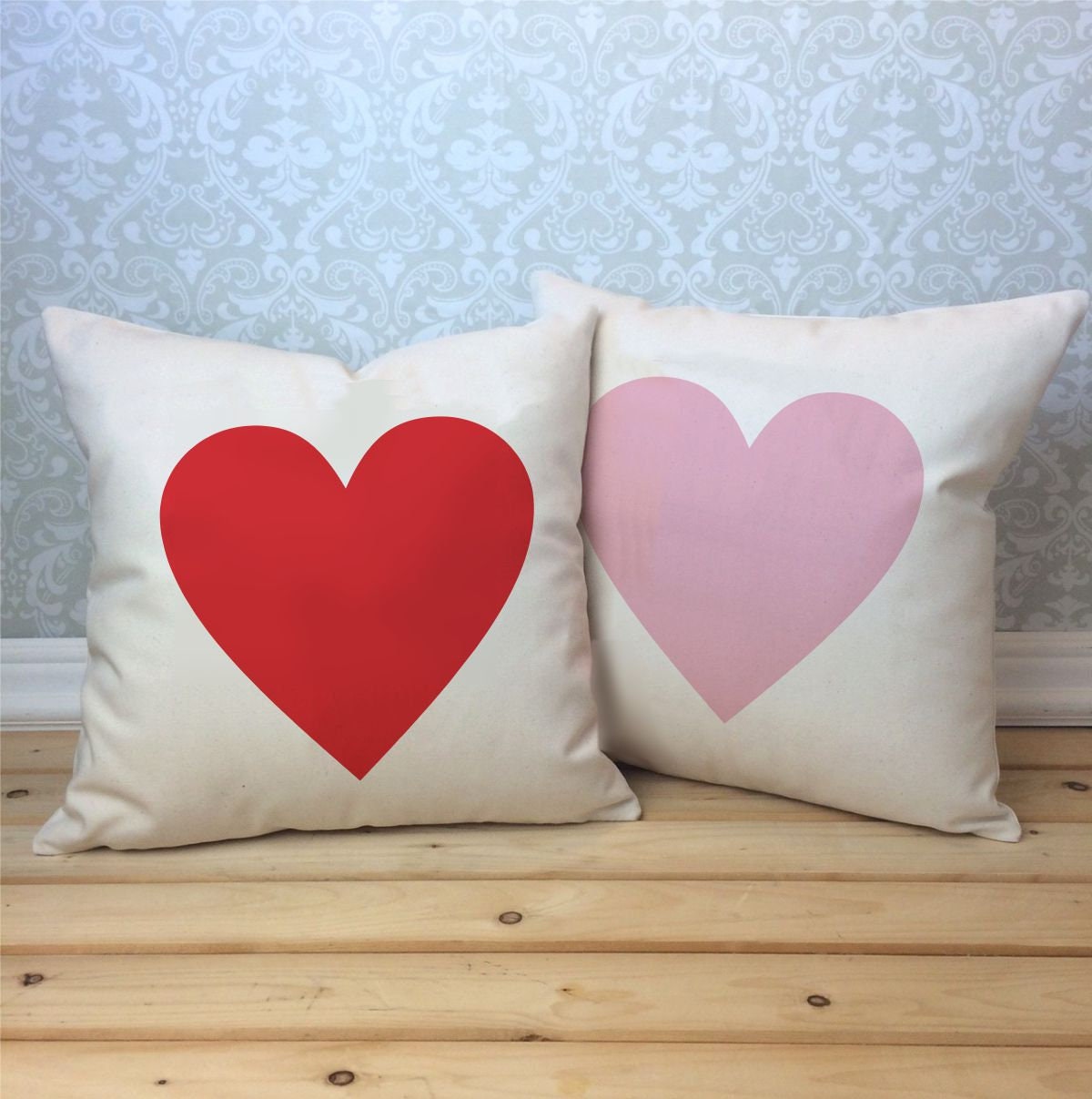 Heart Pillows Design