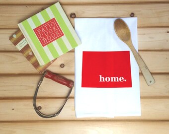 Iowa State Flour Sack Towel Iowa State Tea Towel Kitchen