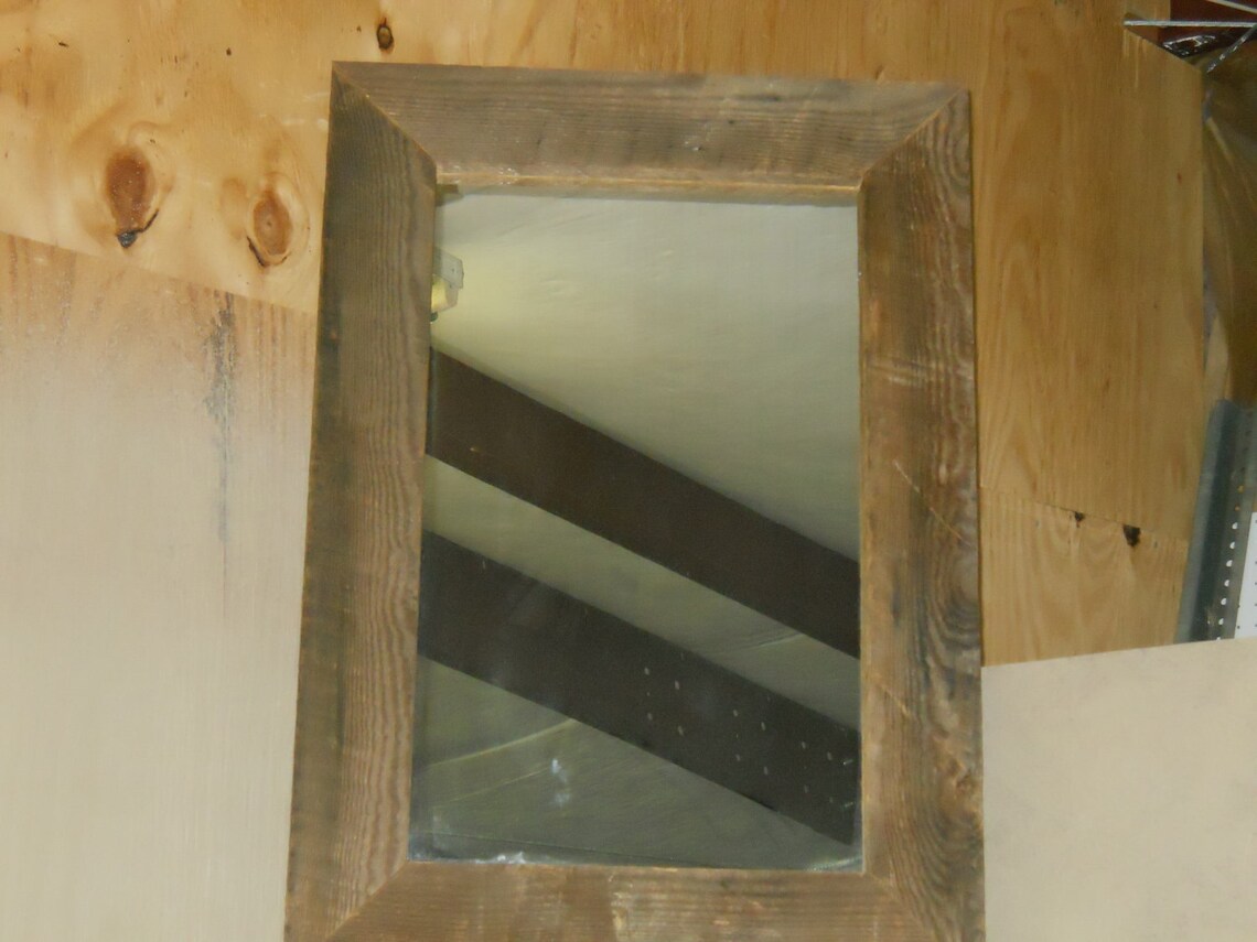 Barn Wood Mirror, Rustic Mirror, Reclaimed Wood Mirror - Etsy