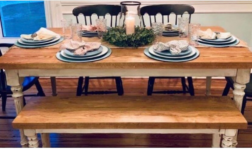 Farmhouse Dinning Table, Dinning Table, Custom Furniture - Etsy