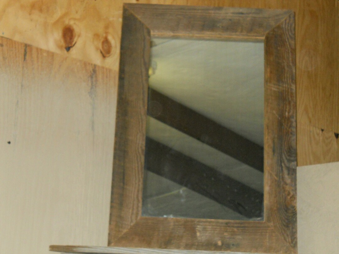 Barn Wood Mirror Rustic Mirror Reclaimed Wood Mirror - Etsy