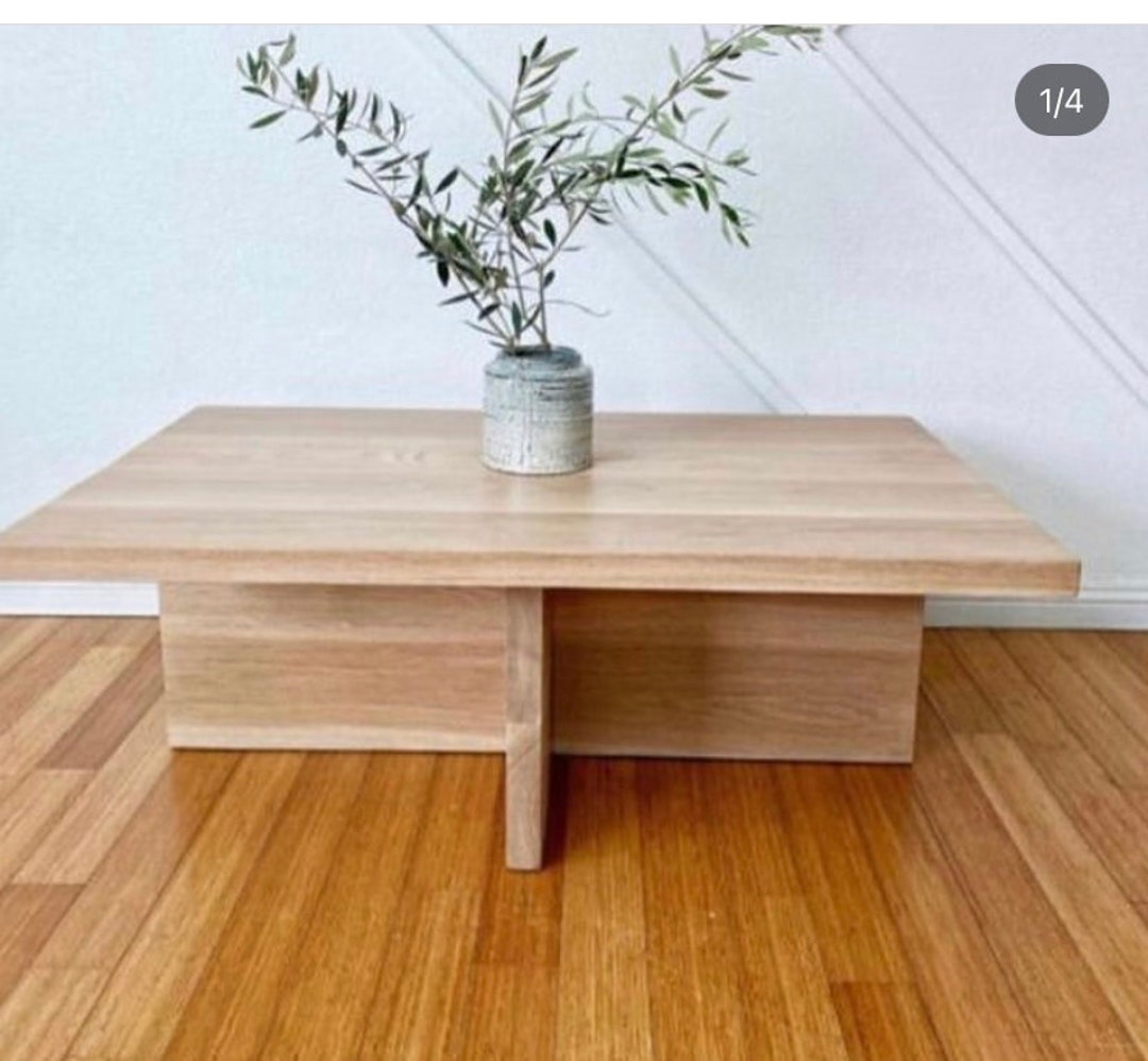 White Oak Coffee Table - Etsy