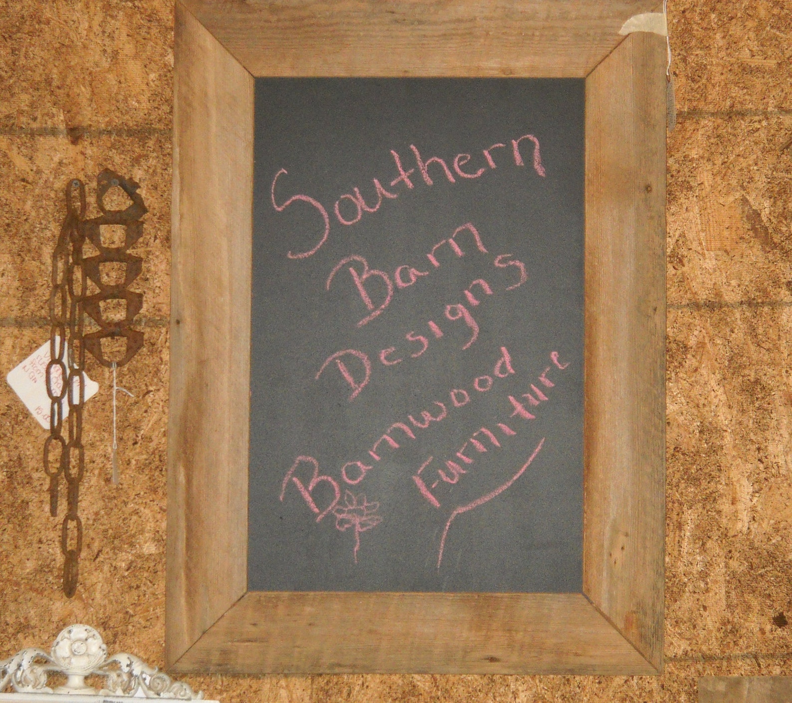 Chalkboard, Rustic Chalkboard, Barn Wood Chalkboard, Reclaimed Wood ...