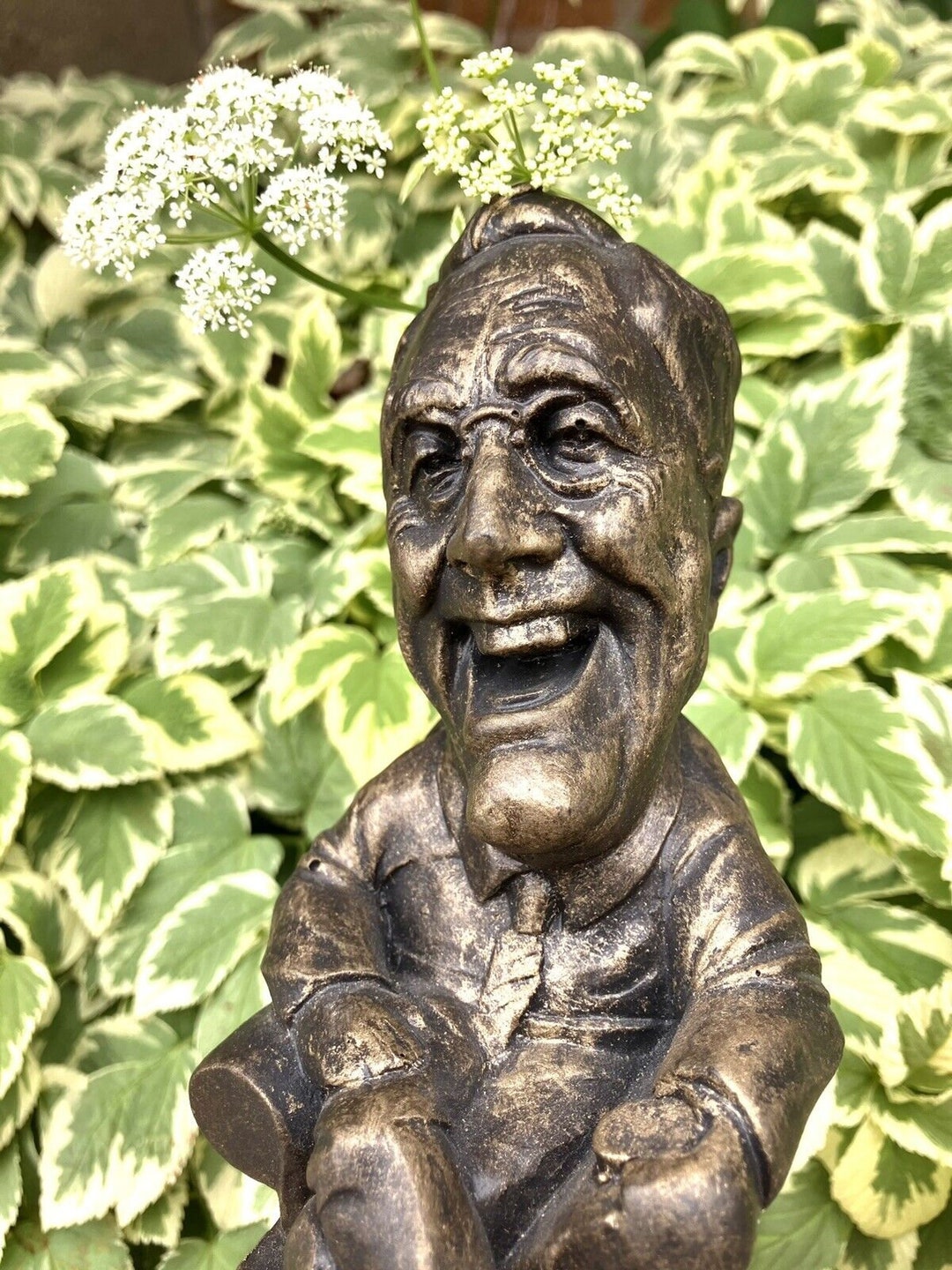 Vintage Laughing Franklin D Roosevelt FDR in a Chair Art Sculpture ...